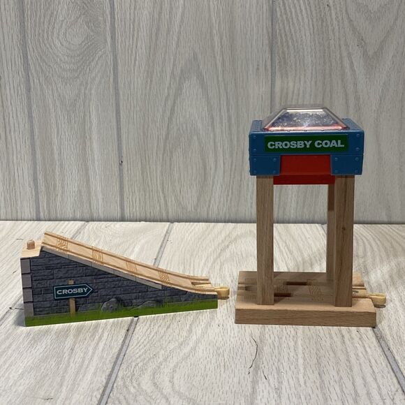 Mattel | Toys | Thomas Friends Wooden Railway Crosby Coal Station 22 ...